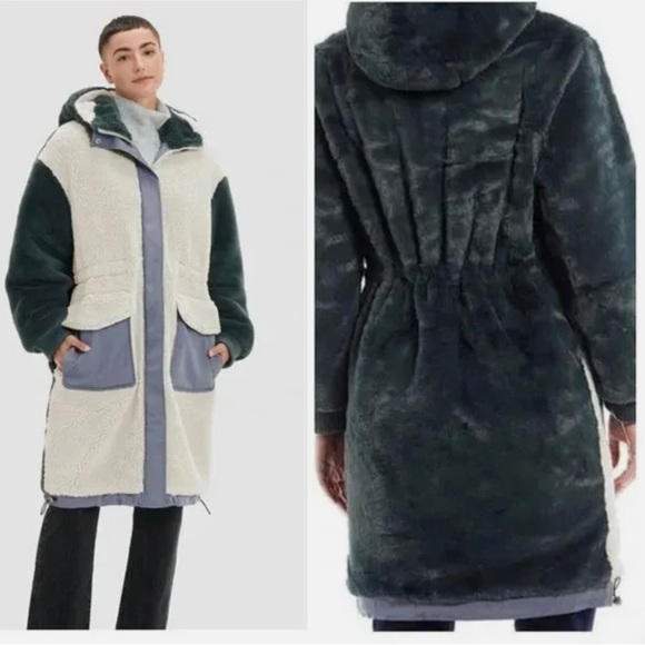 UGG | Jackets & Coats | Ugg Womens Letty Sherpa Block Statement Coat ...